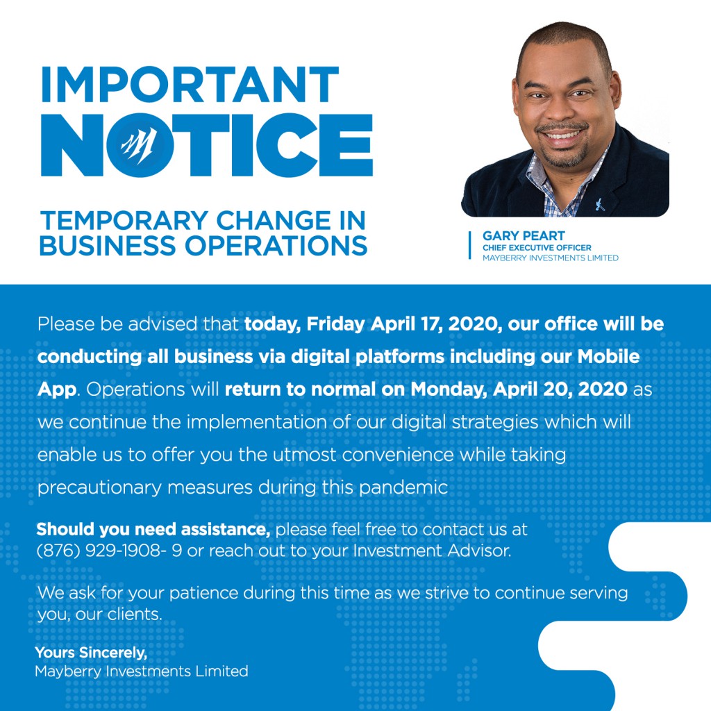 mayberry-advisory notice (1) – Mayberry Investments Limited