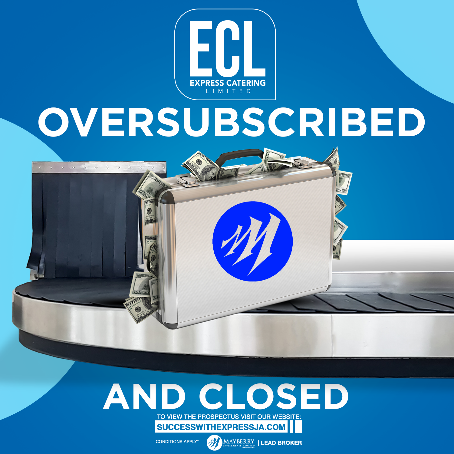 ECL ANNOUNCES OVER-SUBSCRIPTION AND CLOSURE OF SENIOR UNSECURED BONDS ...