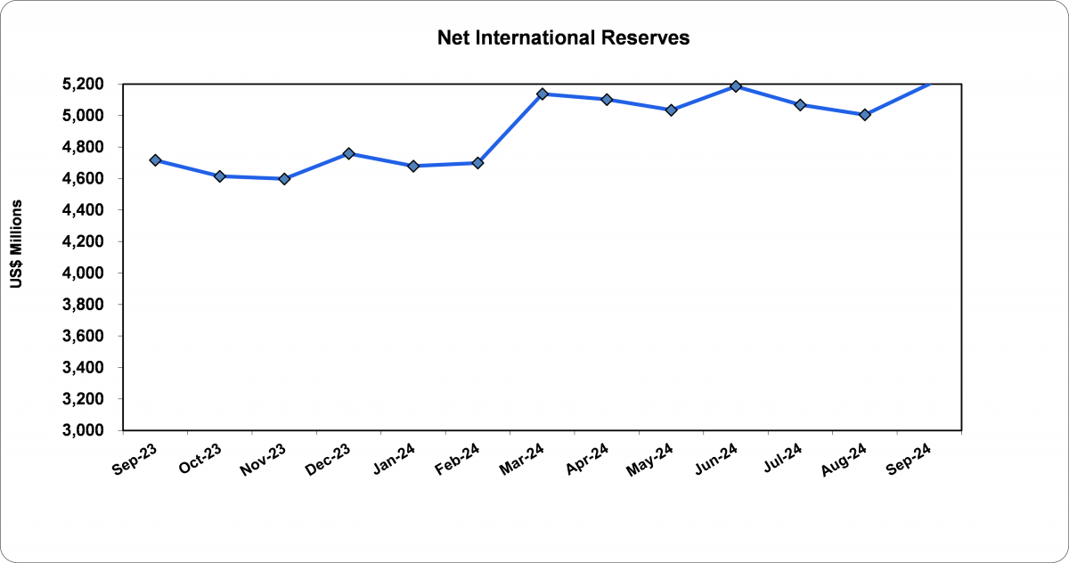 Net International Reserves – September 2024 – Mayberry Investments Limited